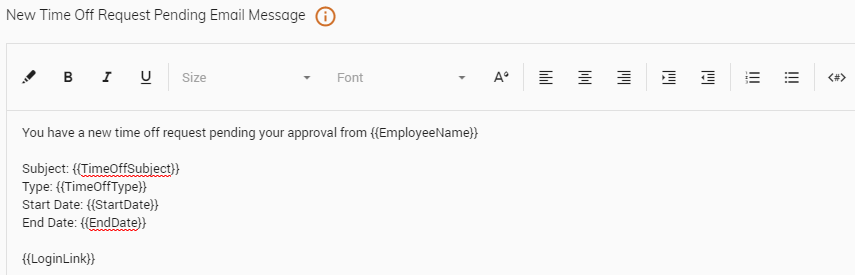 Time Off Settings | miPayOnline Documentation